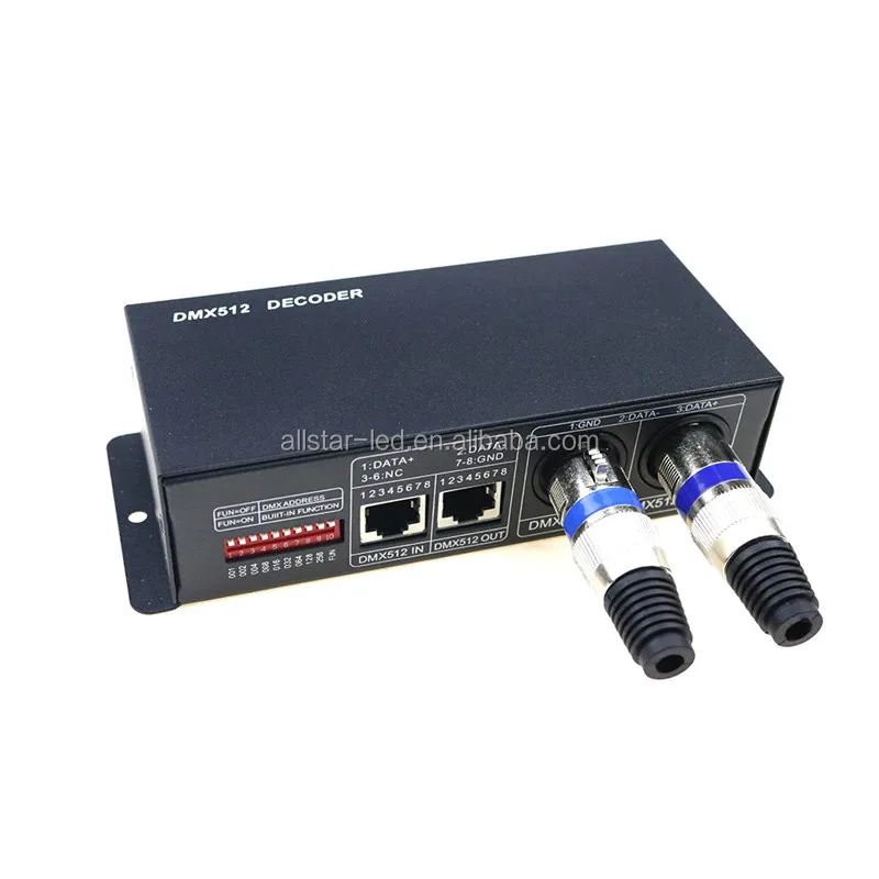 Dmx Decoder Rgbw Led 4 Channels 32a Led Dimmer Driver For Rgb,Led Dmx ...