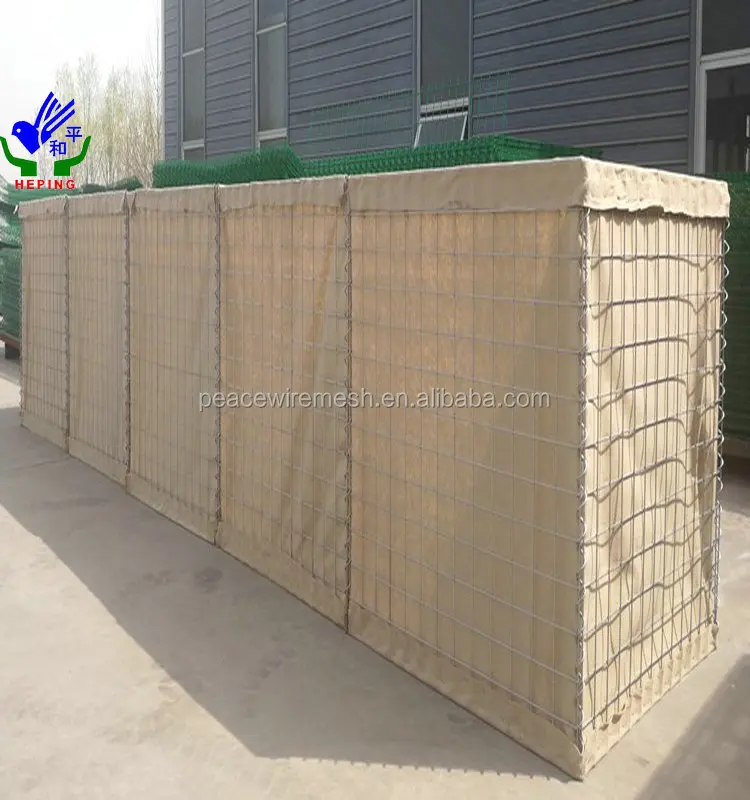 Welded Gabion Factory And Military Sand Wall Hesco Barrier - Buy Welded ...