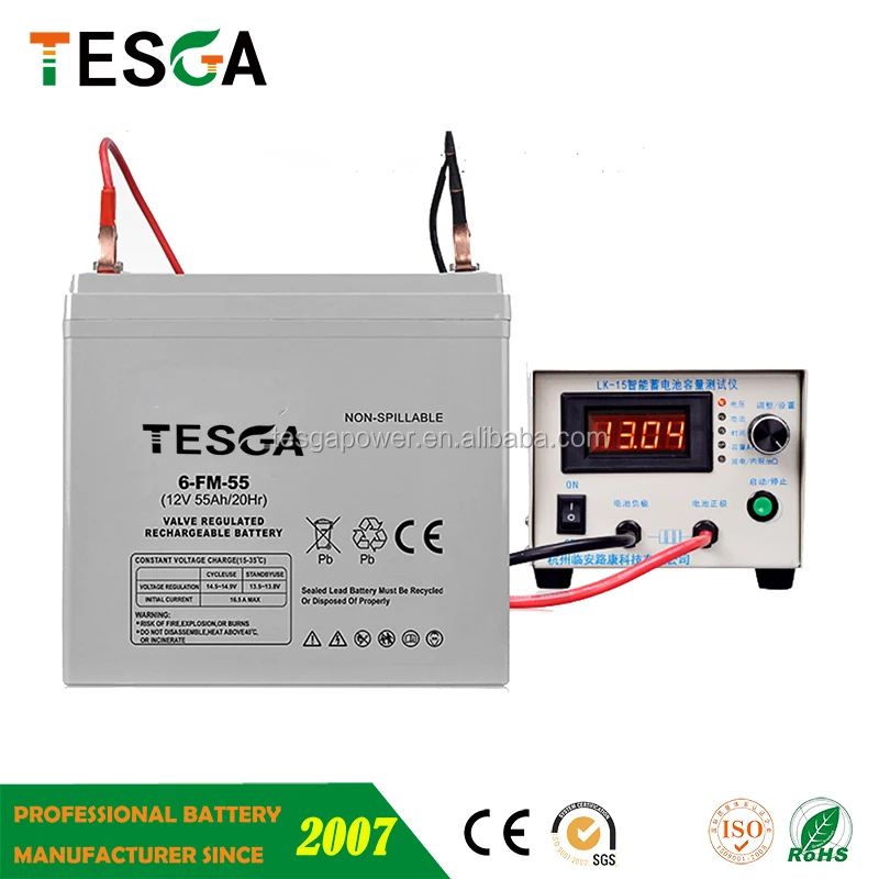 12v 55ah Gel Battery - Long Life for Africa's Solar Needs