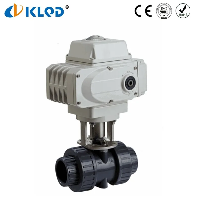 UPVC 2 Way Electric Motorized Valve - Flow Control & Shutoff