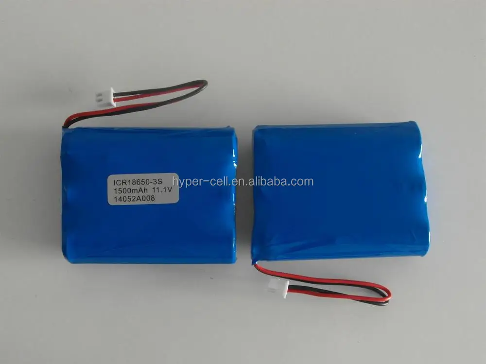 12v 1500mah Icr18650 Rechargeable Lithium Ion Battery Pack - Buy 12v ...