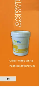 Mortar Cement Waterproof Dry Acrylic Polymer Liquid Additive