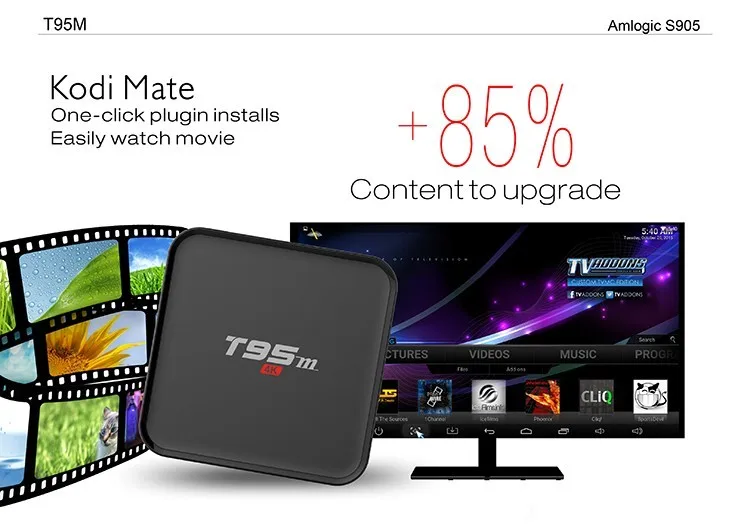 T95m Ott Tv Box M8 K200 Firmware Amlogic S905 Android Tv Box Smart 4k ...