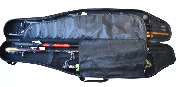 1.35m Abs Hard Shell Fishing Rod Tackle Bag Fishing Rod Case Fishing ...