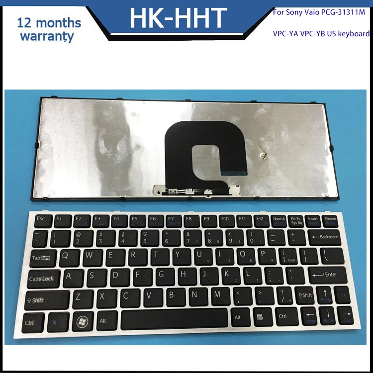 Notebook Keyboard For Sony Vaio Pcg-31311m Vpc-ya Vpc-yb Us Laptop ...