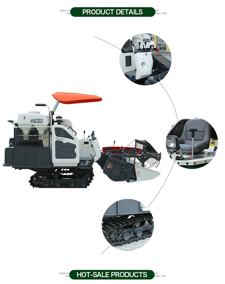 Kubota Pro Dc35 Harvester Rice Wheat Grain Combine Harvester - Buy ...