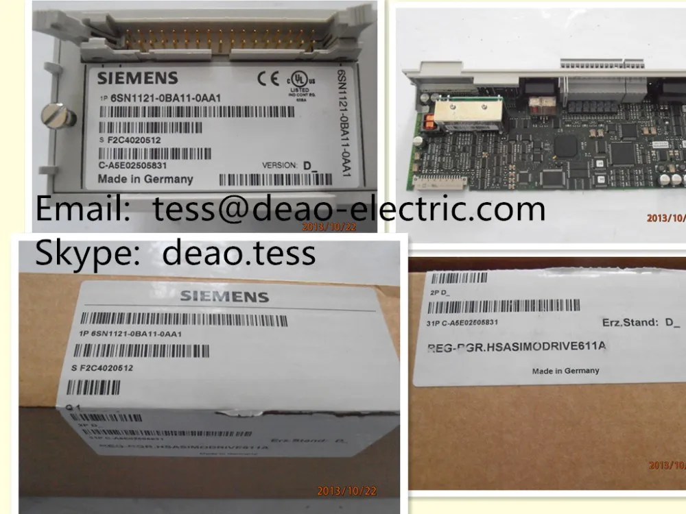 Siemens Inverter Simodrive Module 6sn1121-0ba11-0aa1 - Buy 6sn1121 ...