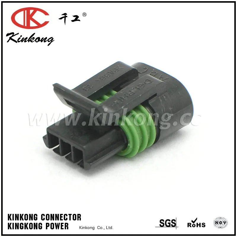 3 Pin Sealed Delphi Gm Auto Sensor Connectors Electrical Housing Plug ...