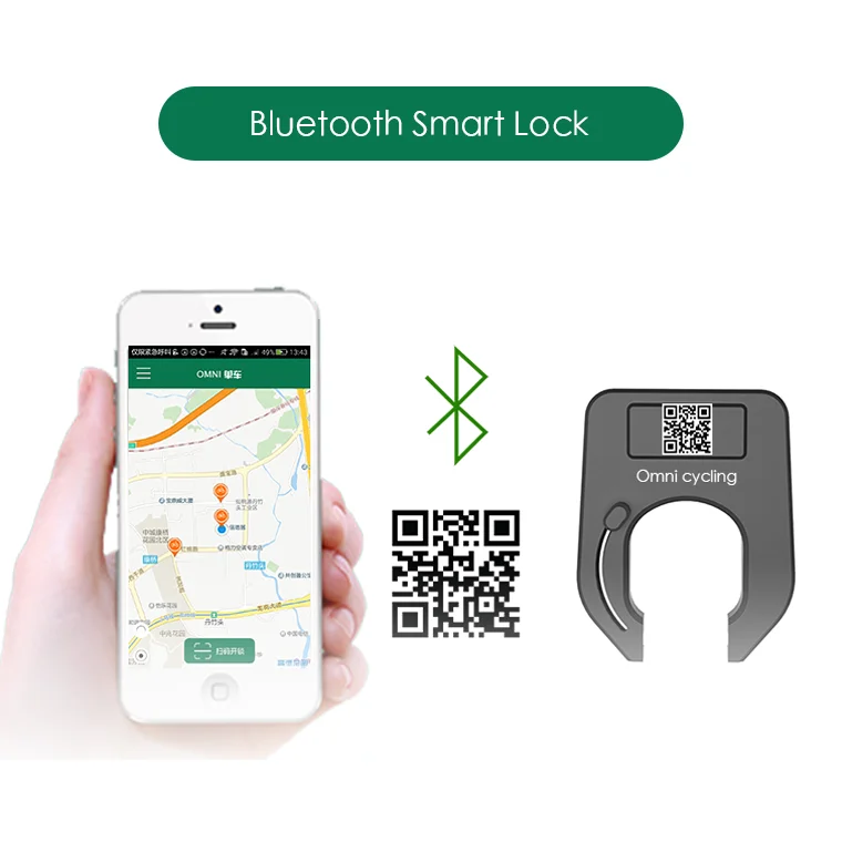 lora iot bluetooth bike lock featuring bike sharing system software and ...