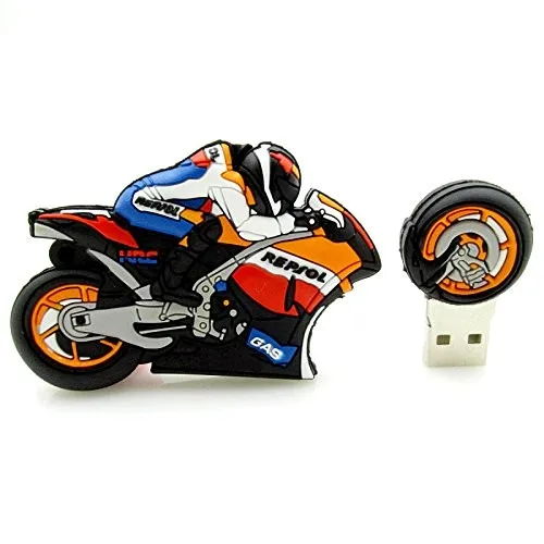 Motorcycle Model 8gb 16gb 32gb Usb 2.0 Flash Drive Memory Stick Thumb ...
