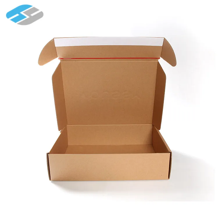 Packing Custom Cardboard Mailers Corrugated Die-cut Self-adhesive ...