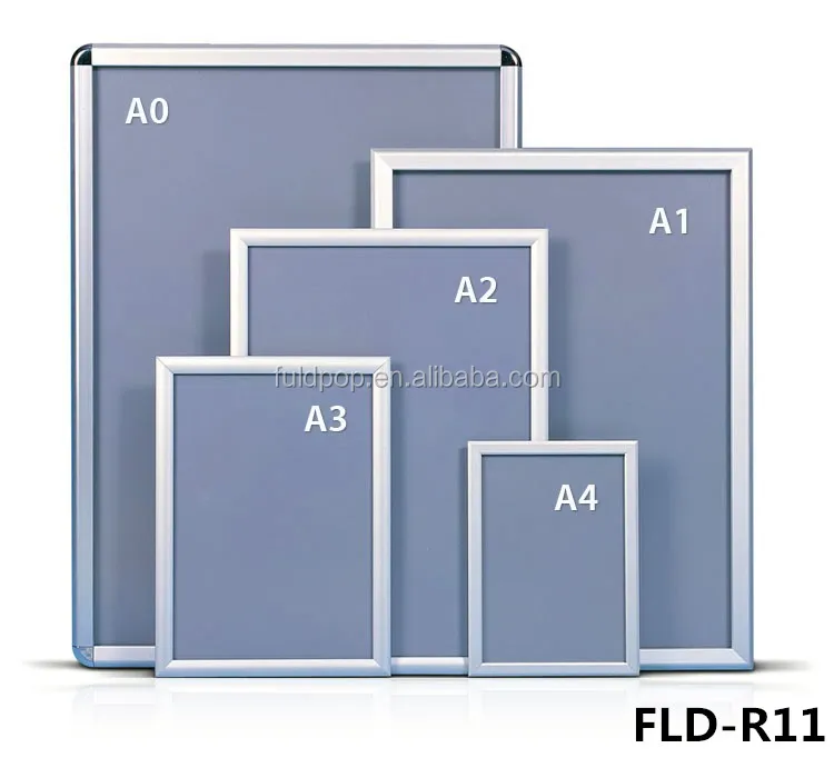 Light A4,A3,A2,A1,A0Aluminium Snap Poster Frames A1 Aluminum Snapper ...