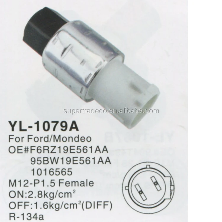 Air Compressor High Pressure Switch For Ford/mondeo Oem F6rz19e561aa ...