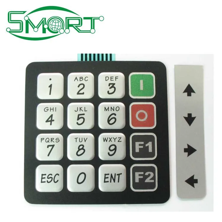 Smart Eelctronics Custom Matrix Keyboard 3x3 Matrix Membrane Switch ...