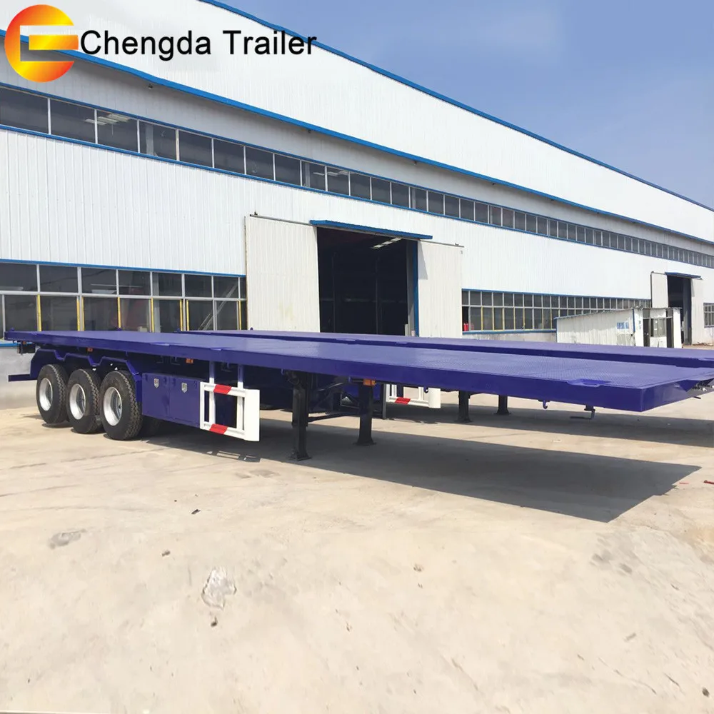 3 Axles Container Dolly - Flat Bed Trailers for 20ft & 40ft