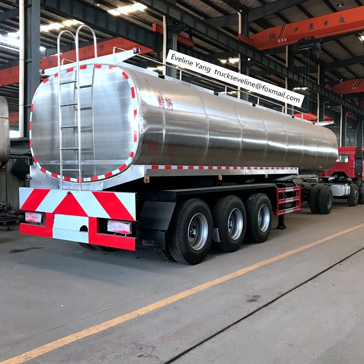 30 Tons 314l 4 Warehouse Stainless Insulated Milk Trailer For Sale ...