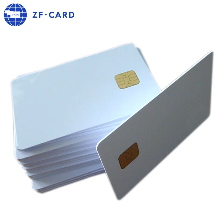 Plastic Pvc White Blank Card With Chip And Magstripe - Buy Blank Card ...