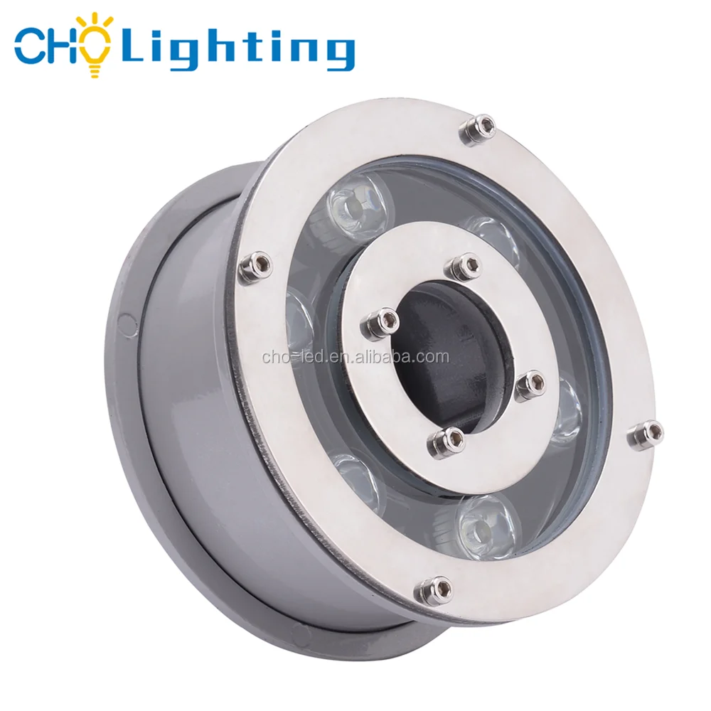 6w 12v 24v Ip68 Waterproof Multi-color Ring Led Submersible Underwater ...