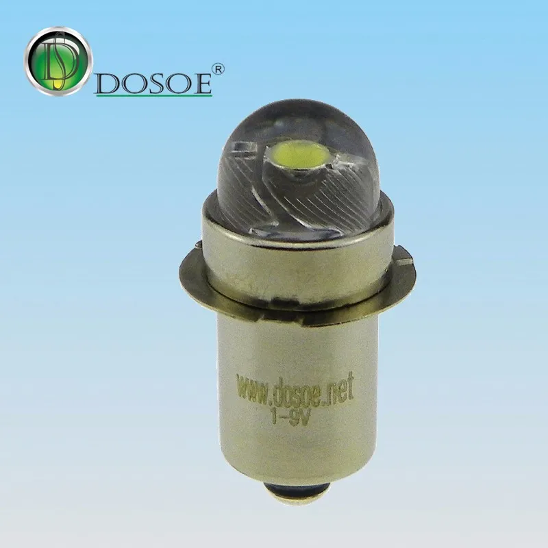 1 To 9 Volt Led Flashlight Bulb Led Bulb Flash Light 45 ~55 Lm P13.5 ...