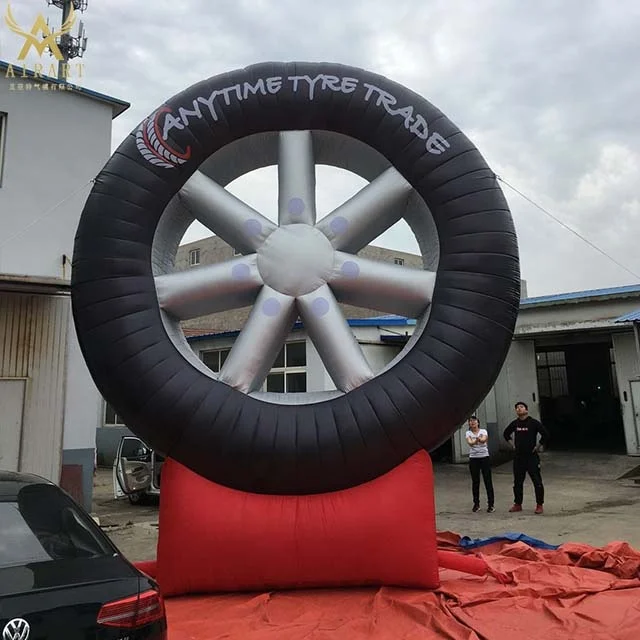 1 Large Inflatable Tyre Shape Products Balloon for Outdoor Advertising ...