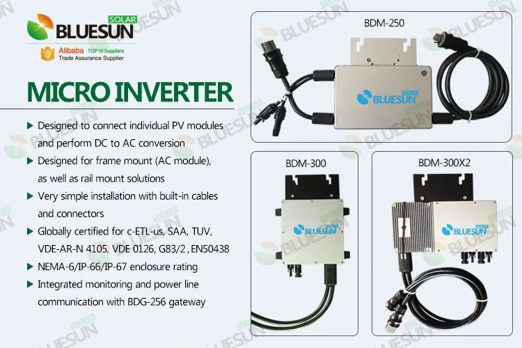 Micro Control Power Inverter DC to AC - 600watts Grid Tie