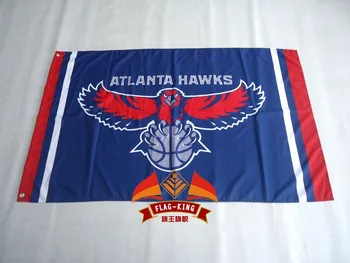 Atlanta Hawks Team Flag United States Flag 3x5 Ft 150x90cm Banner 100d ...