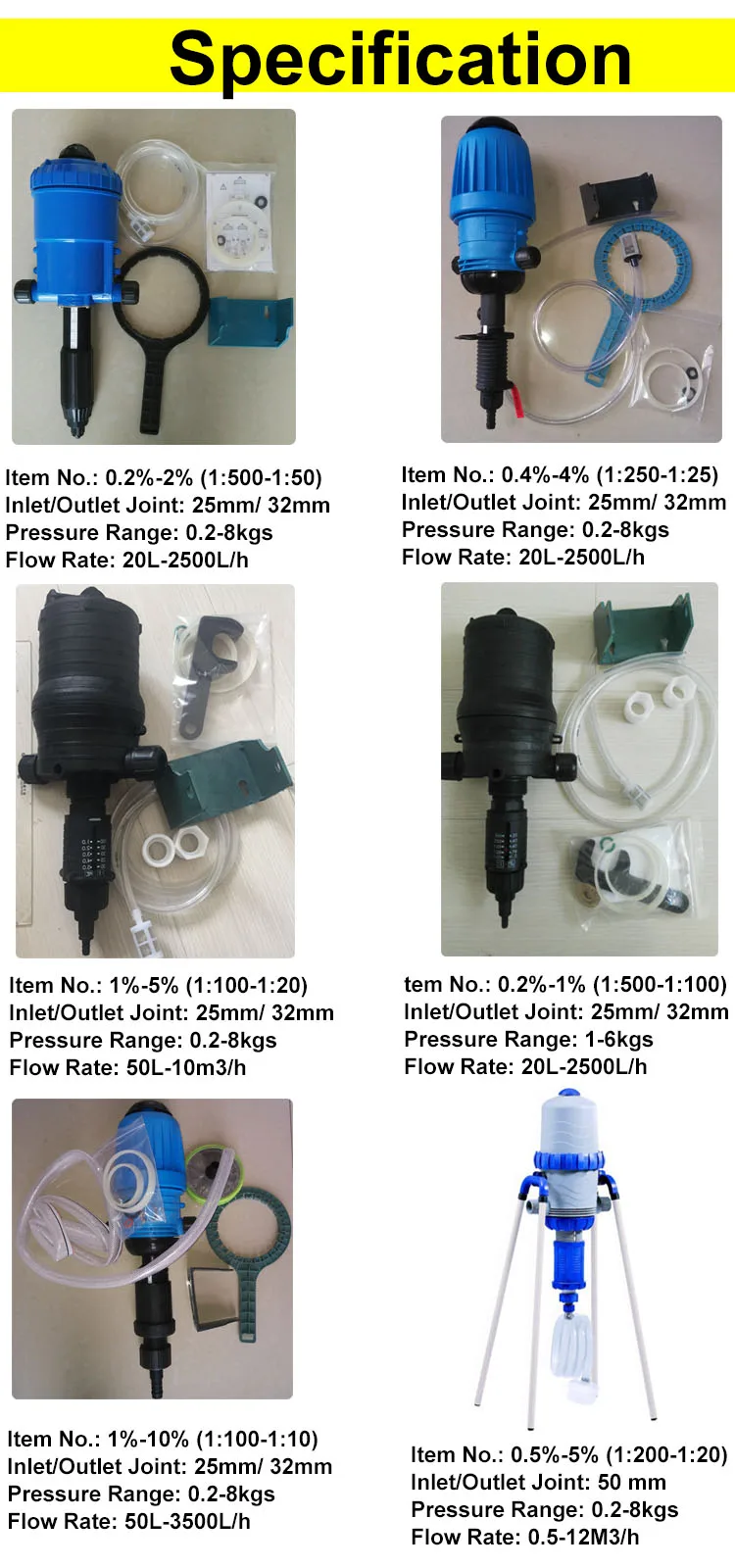 Hydroponics Venturi Fertilizer Injector Irrigation Doser Pump - Buy ...