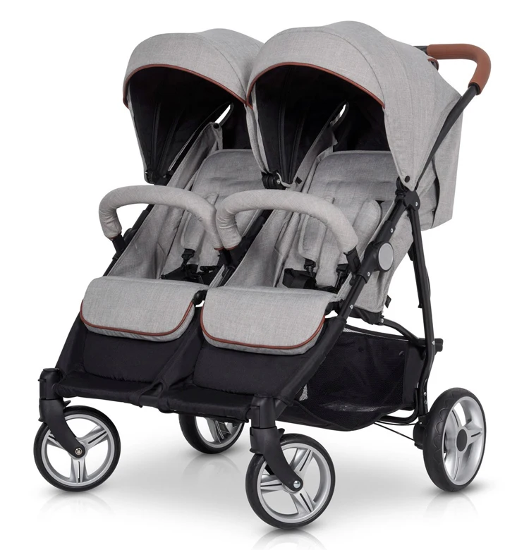 Double Stroller Pram Tandem Twin Pushchair EN1888:2012