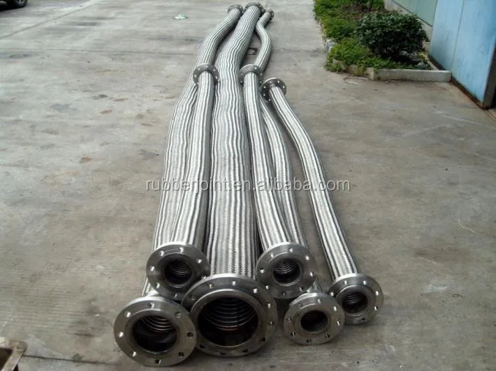 Din 4809 Dn50 Pn16 Stainless Steel Wire Braid Flexible Connection Pipe ...