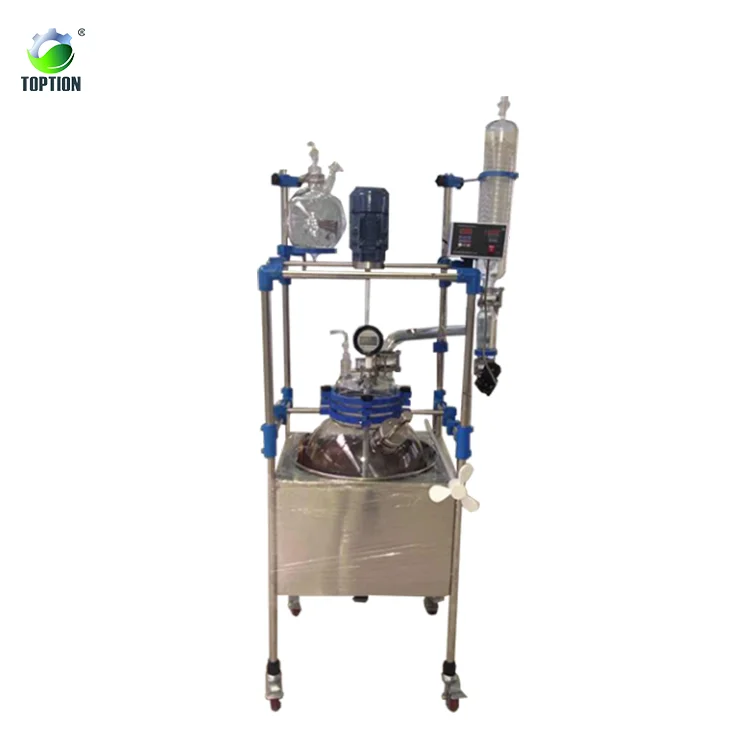 Simple Pyrex Lab Equipment Glass Reactor For Esterification - Buy Pyrex ...