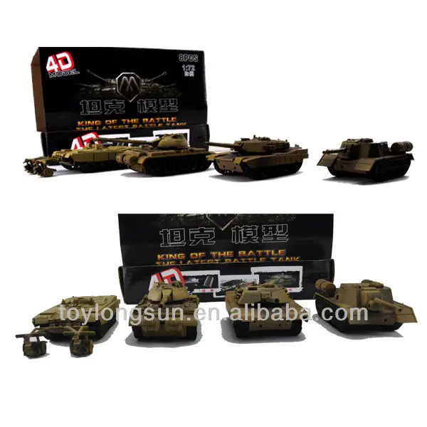 1/72 Mini Model Tanks Toy for Child Gifts - ERC Educational DIY