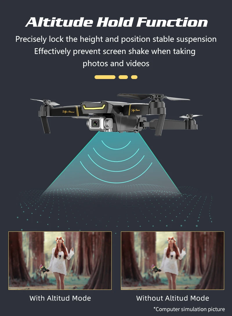 2019 Amazon Global Drone 2.4g Gw89 1080p Foldable Rc Drone Toys Fpv ...