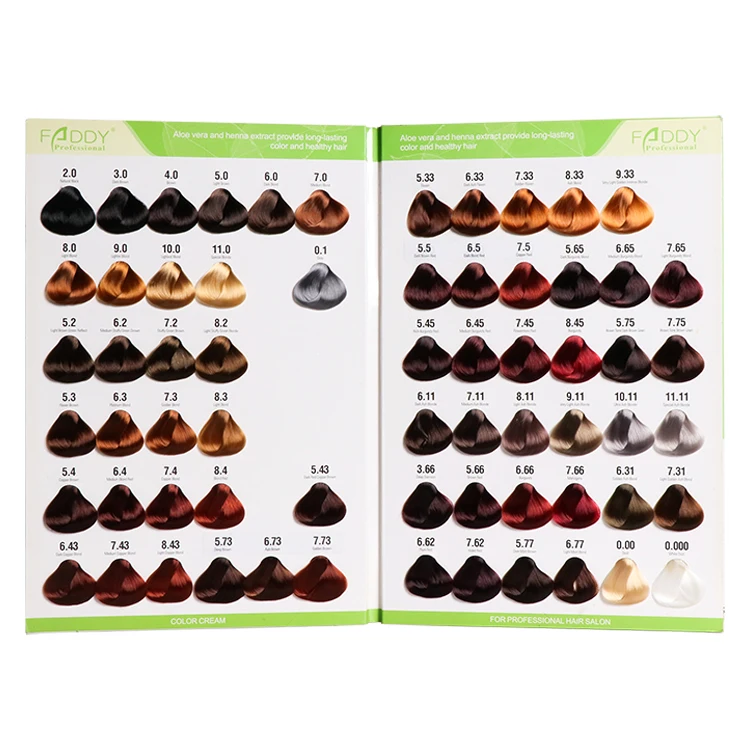 Premium Pantone Color Silky Hair Chart Silky Hair Color Mixing Chart ...