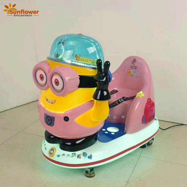 Coin Operated Machine Rocking Amusement Kiddie Ride Machine Electric ...