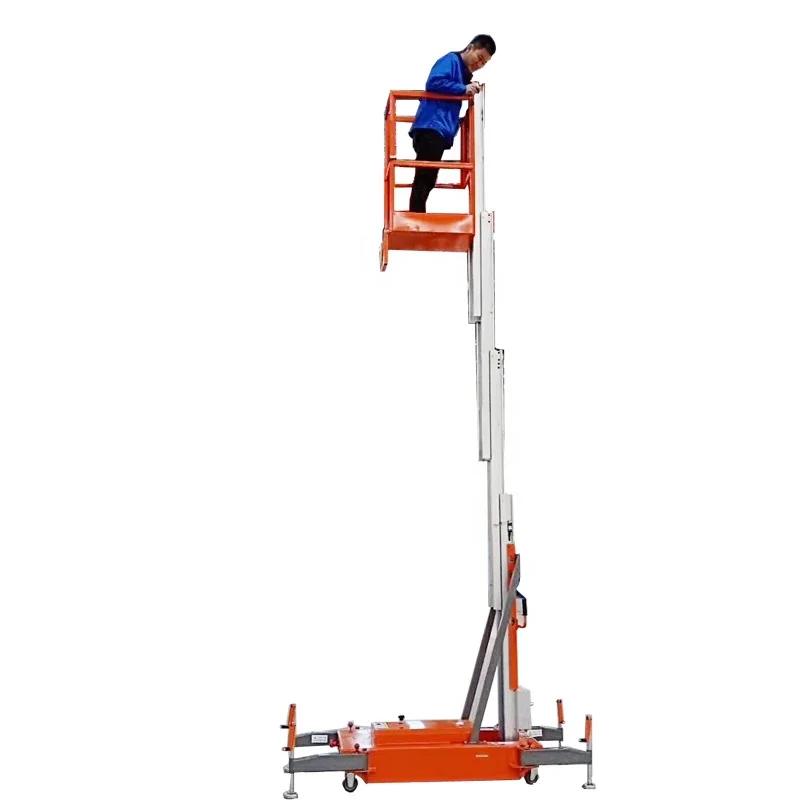 High Rise Building Window Cleaning Equipment - Single Post Aluminum Lift