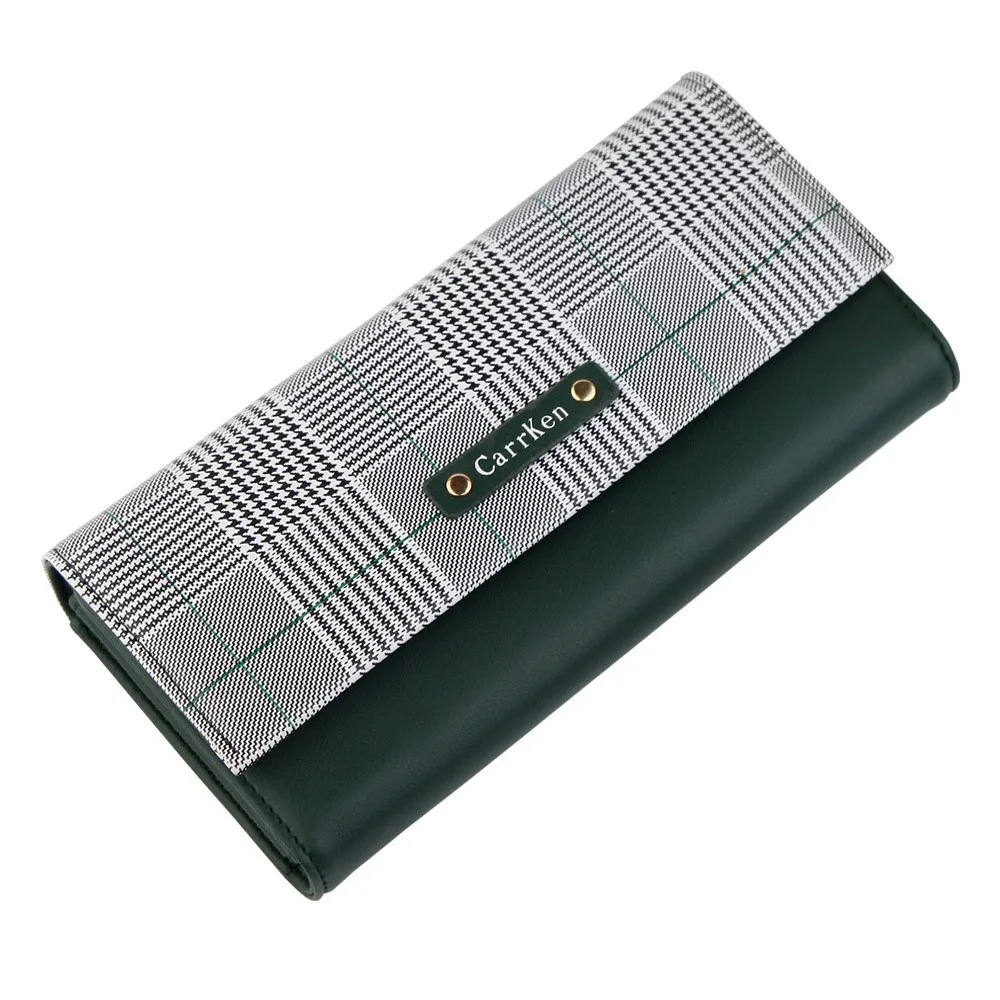 Carrken Sw1106 Hot Sale Long Model Simple Women Wallets Latest Woman ...