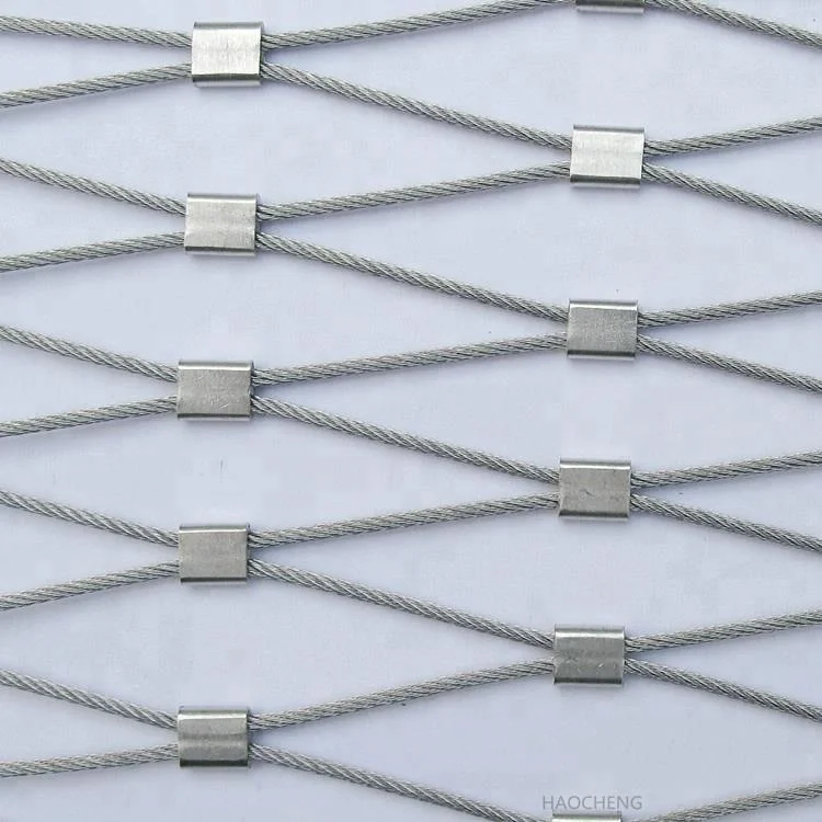 AISI 316 X-Tend Cable Ferrule Mesh Wire Rope Net - Durable & Versatile