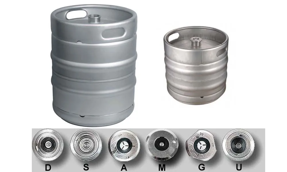 20l/30l/50l Stainless Steel Beer Keg / Barrel With A/s/g/d Type Spear ...
