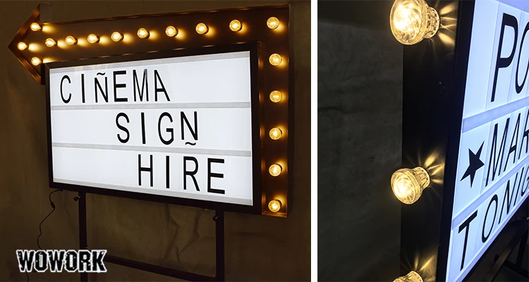 Customized Led Spelling Word Letter Light Box With Full Set Alphabet ...