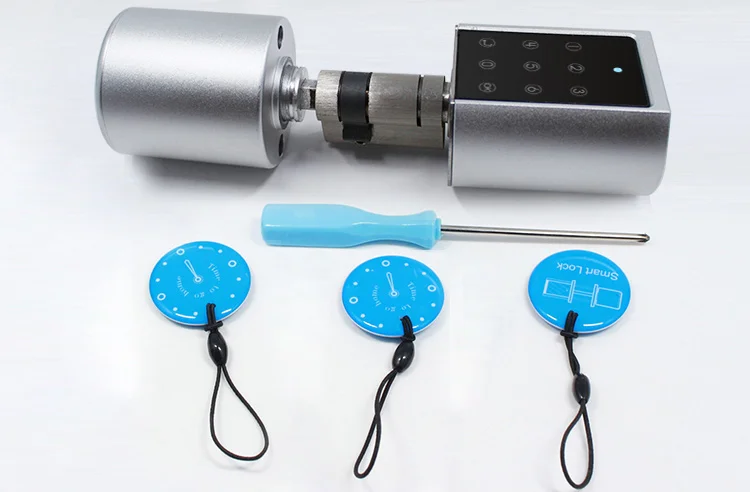 High Security Electronic Digital Door Lock Cylinder Password Lock Rfid ...