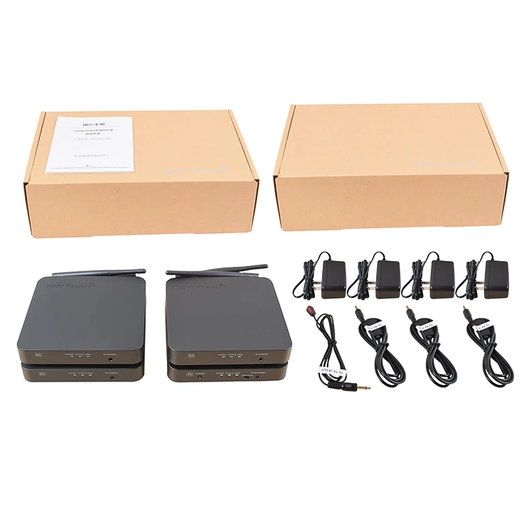 2.4ghz/5ghz Wireless Hdmi Splitter 1 Transmitter And 3 Receiver 200m ...