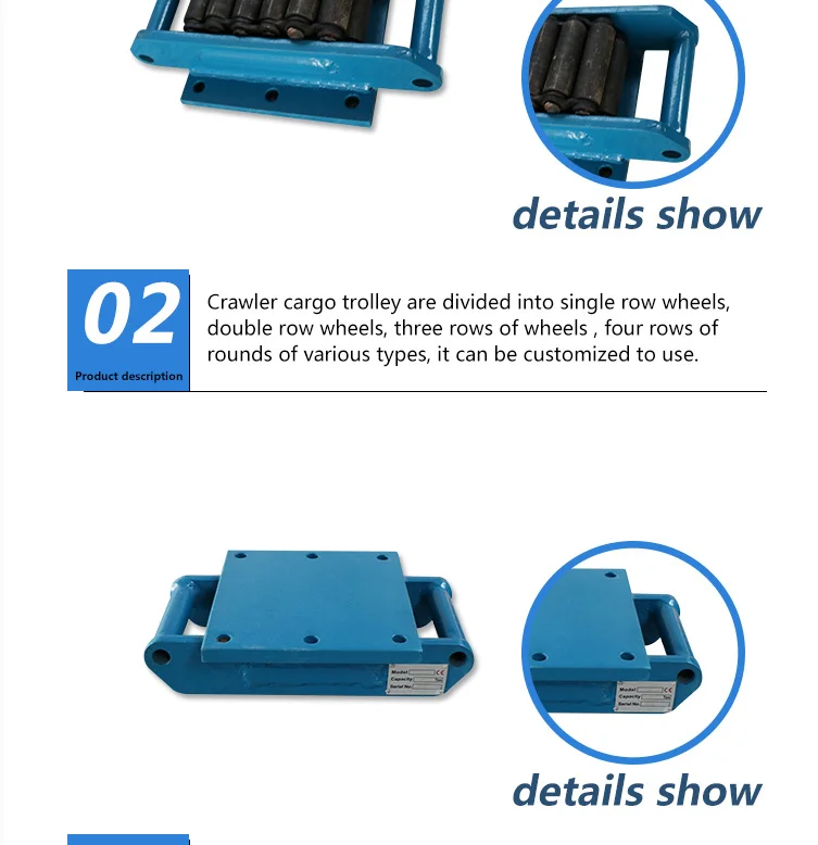 Different Styles Moving Tanks Crawler Trolley Heavy Duty Roller ...