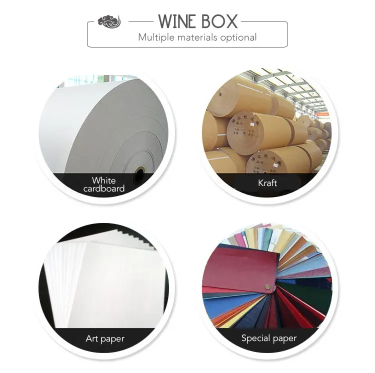 Customized 12 Bottle Paper Glass Packaging for Wine & Beer