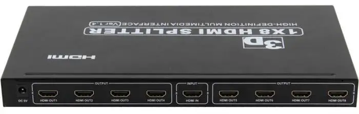 Best Selling Eight Port HDMI Splitter - 1 Input 8 Output