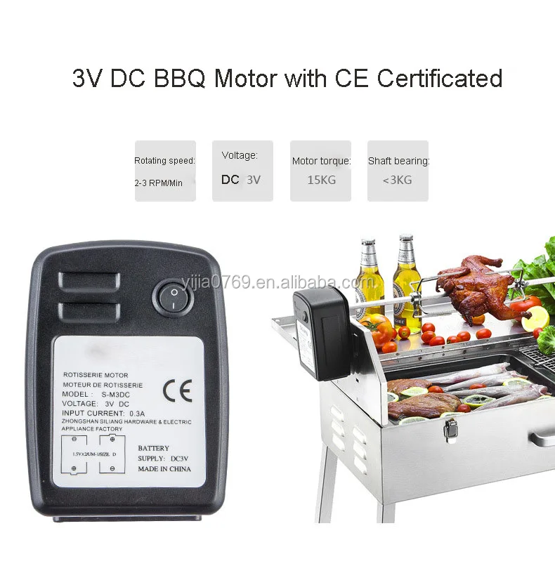 3V BBQ Motors - Efficient and Durable Rotisserie Solutions