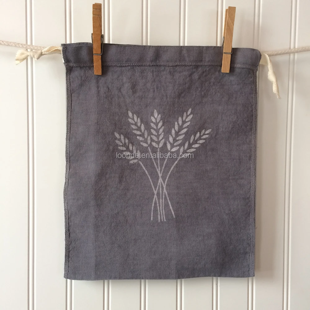 Natural Linen Bread Bags 2-pack 11 X 15" Ideal For Homemade Bread ...