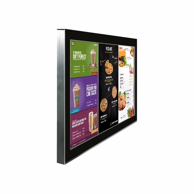 42 Inch Full Hd Wall Mounted Fast Food Lcd Digital Menu Board For ...