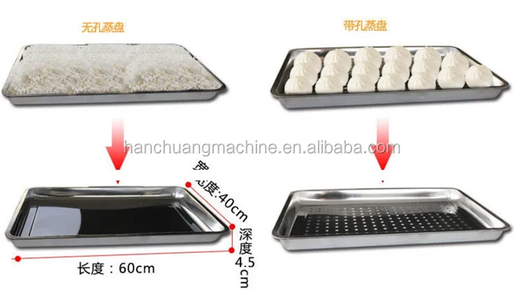 Rice Steamer/ 12 Trays Gas Rice Steaming Cart/ 50kg Rice Steaming ...
