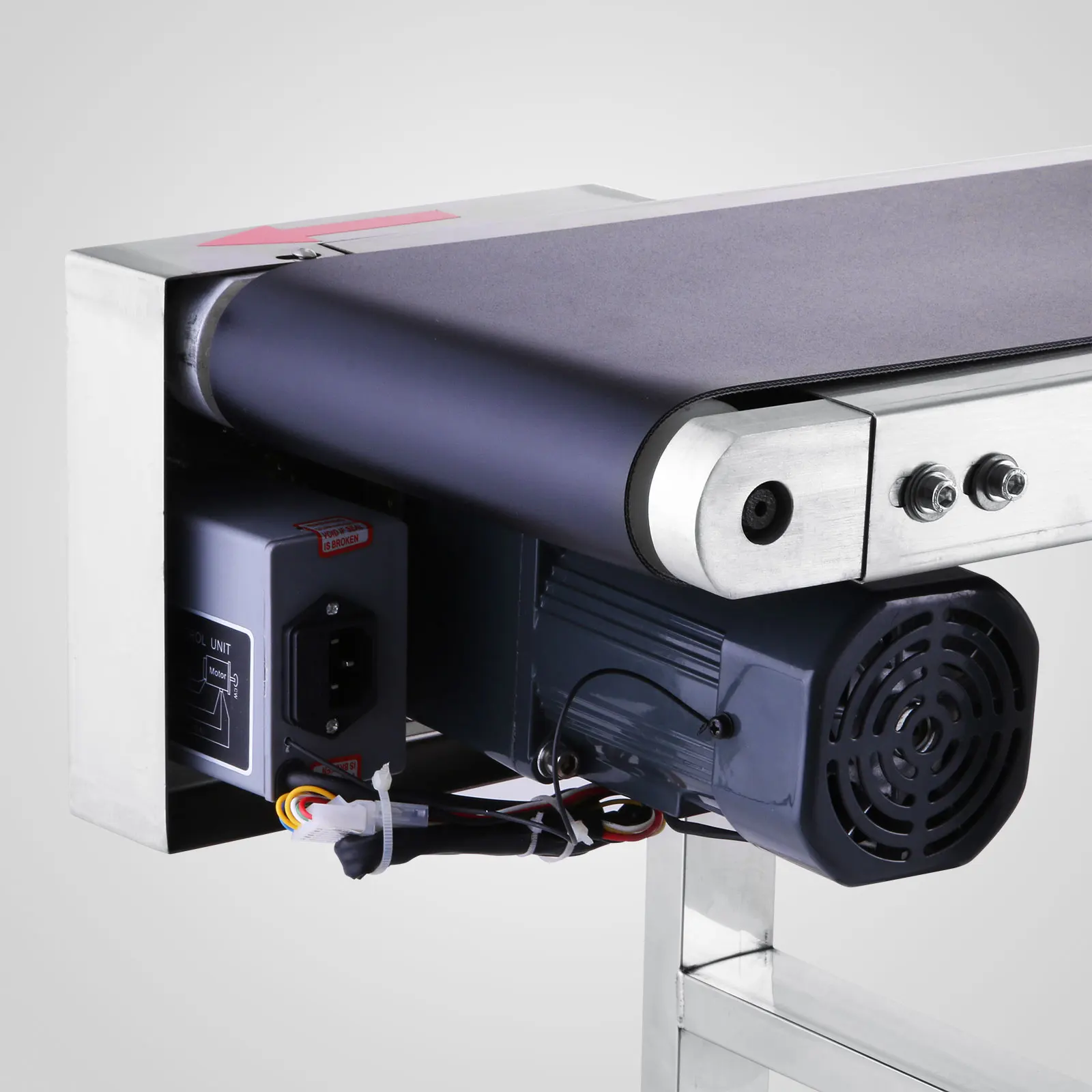 Belt Conveyor 59 X 7.8 Inch Heavy Duty Stainless Steel Motorized Belt ...