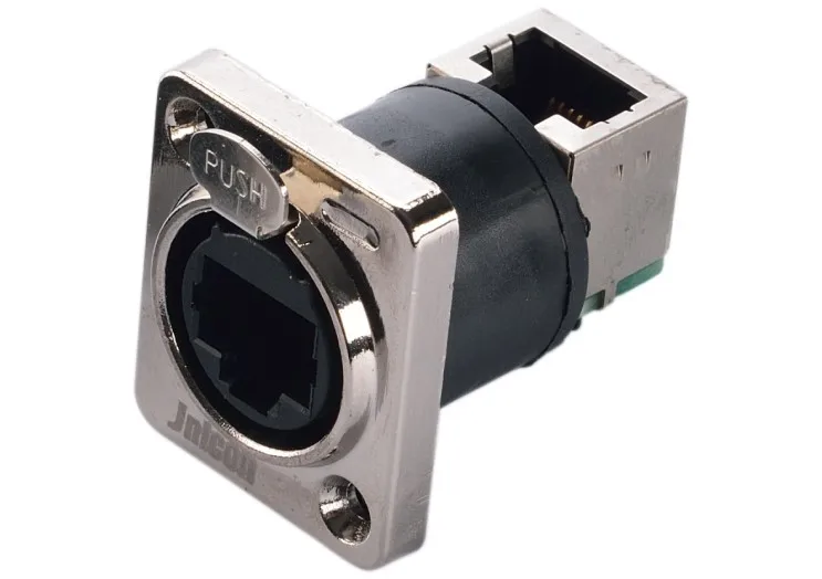 Rj45 Waterproof Ip65 Ethercon Chassis Connectors - Buy Rj45 Ip65 ...